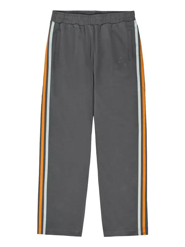 AN-Y1 Vice Straight-leg Stretch-cotton Track Pants - Grey