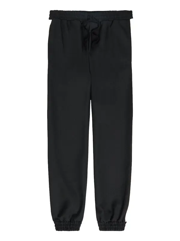 Valentino Garavani Striped Woven Sweatpants - Black