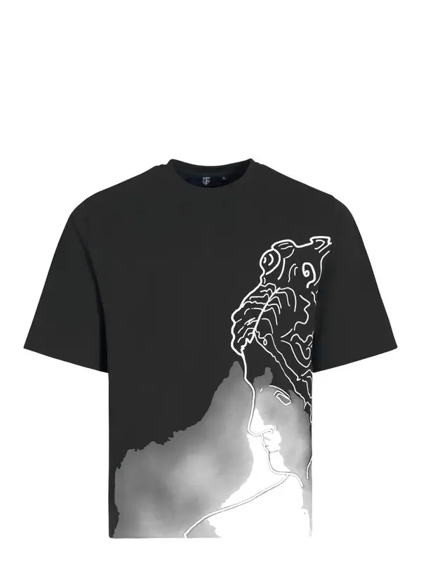 THE GT ATELIER Saint Of The Streets T-shirt - Black