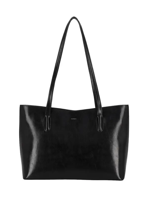 Marhen.j Manhattan V-cut Shoulder Bag - Black