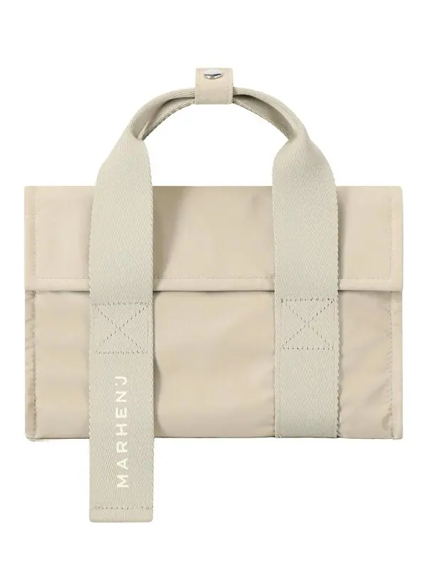 Marhen.j Rona Recycled Nylon Beige - White