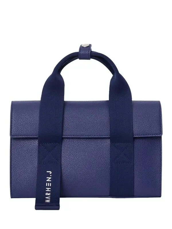 Marhen.j Blue / Black Ludy Vegan Leather Navy - Blue/black
