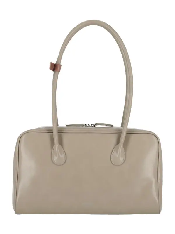 Marhen.j Neutrals Lara Vegan Leather Oatmeal - Black
