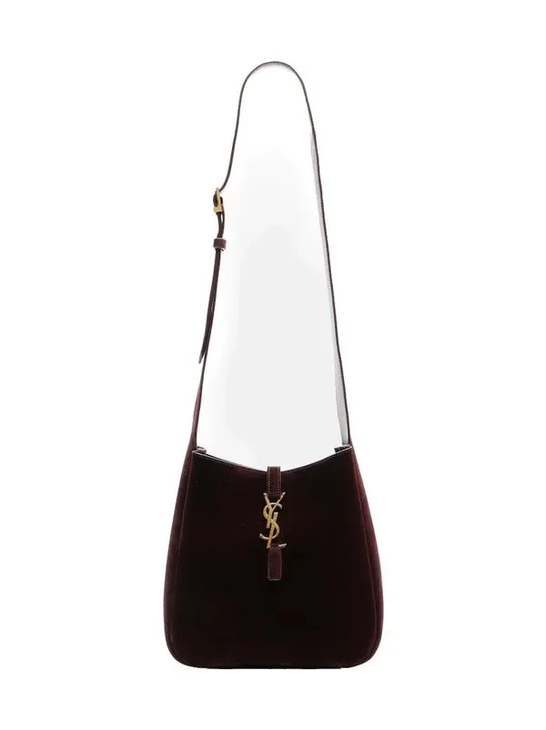 Saint Laurent Le 5 A 7 Large Suede Shoulder Bag - Brown
