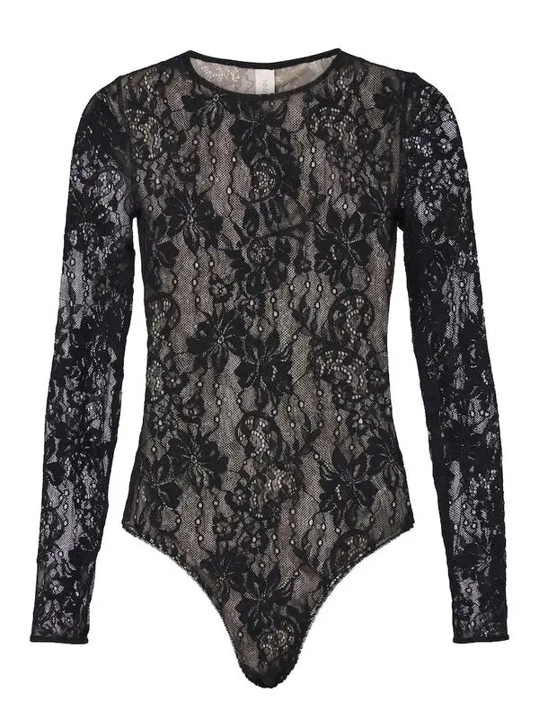 Zimmermann Lace Bodysuit - Black
