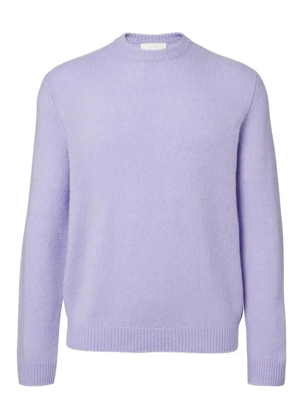 LISA YANG Baxter Cashmere And Silk Crewneck Sweater - Purple