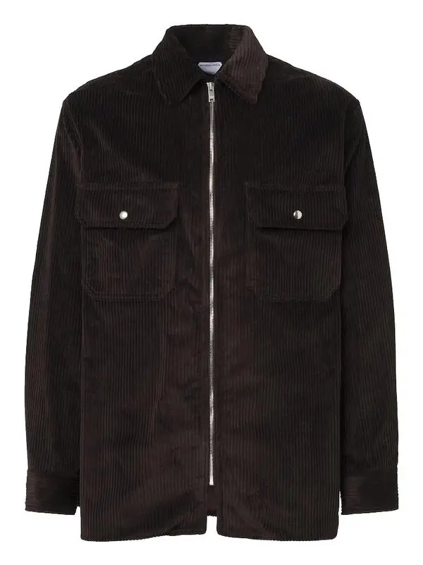 Bottega Veneta Cotton Corduroy Overshirt - Brown