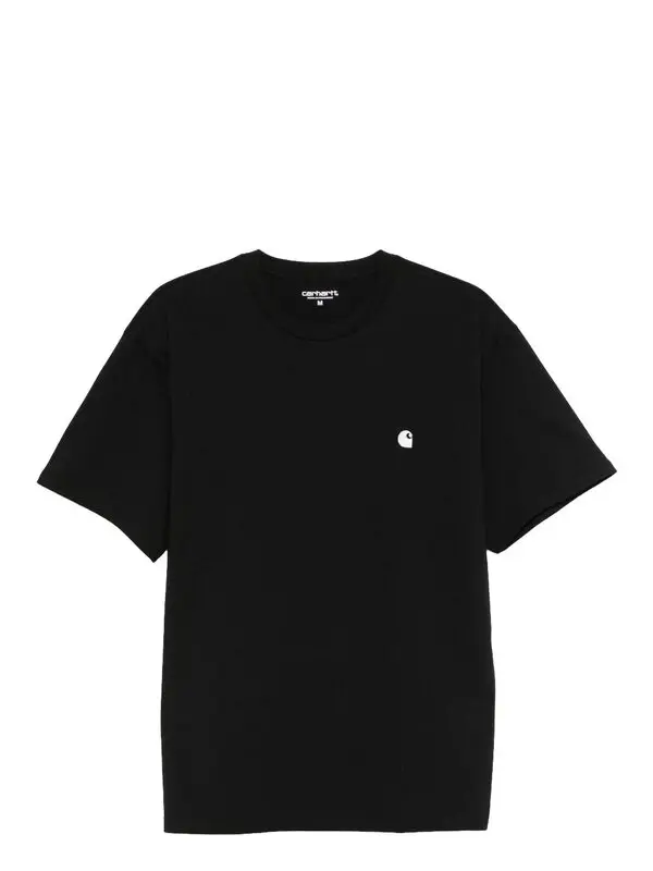 Carhartt Work In Progress Logo Cotton T-shirt - Black