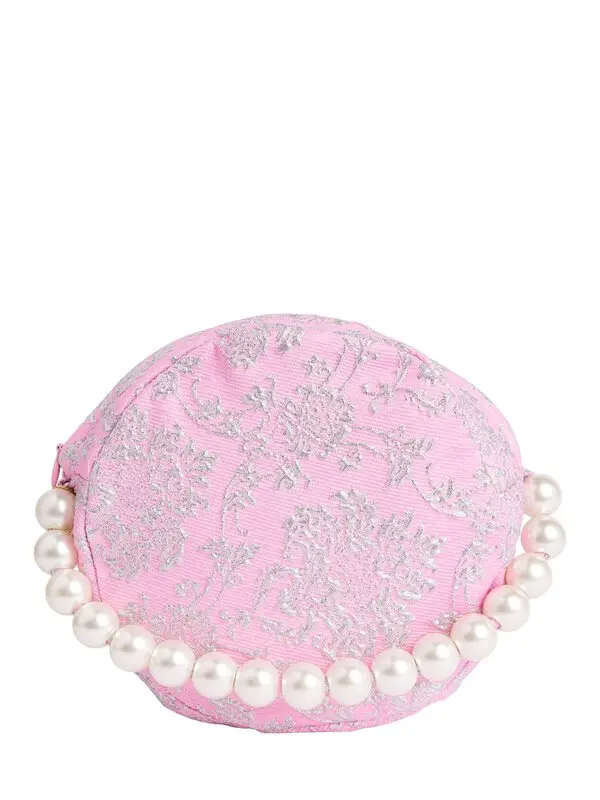 MAMA LUMA Jacquard Shoulder Bag - Pink