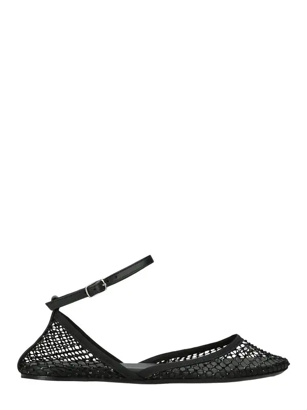 Christopher Esber Mesh Minette Ballet Flats - Black