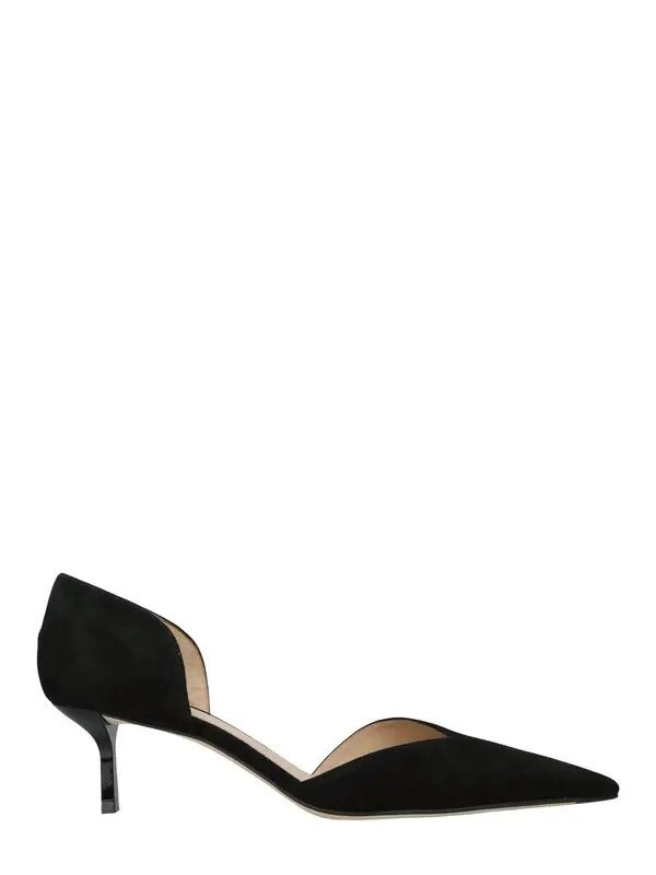 Victoria Beckham D'orsay Suede Pumps 55 - Black