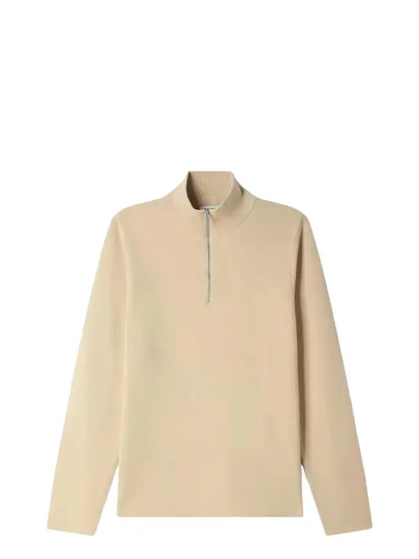 Sandro Half-zip Sweatshirt - Neutrals