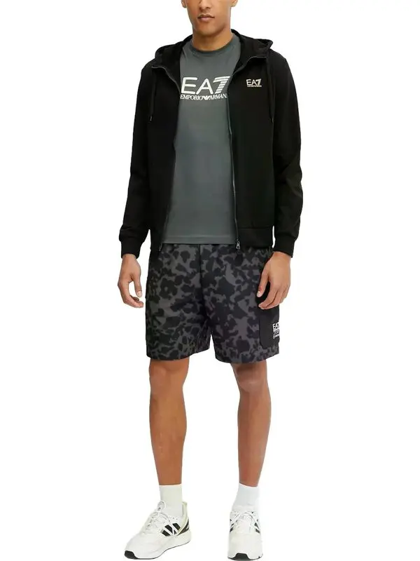 EA7 Logo-print T-shirt - Green