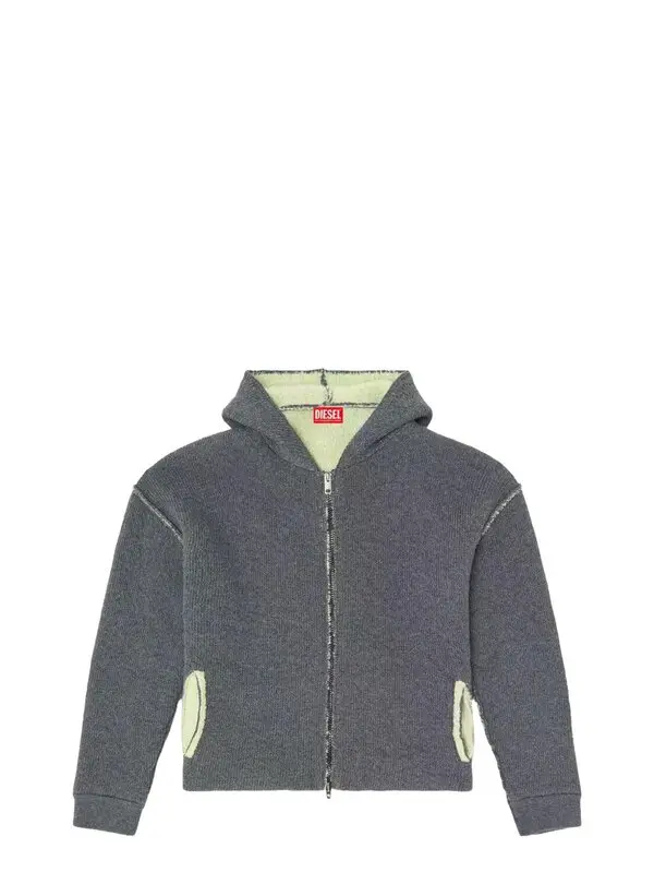 DIESEL® K-boubby Zip-fastening Hoodie - Grey