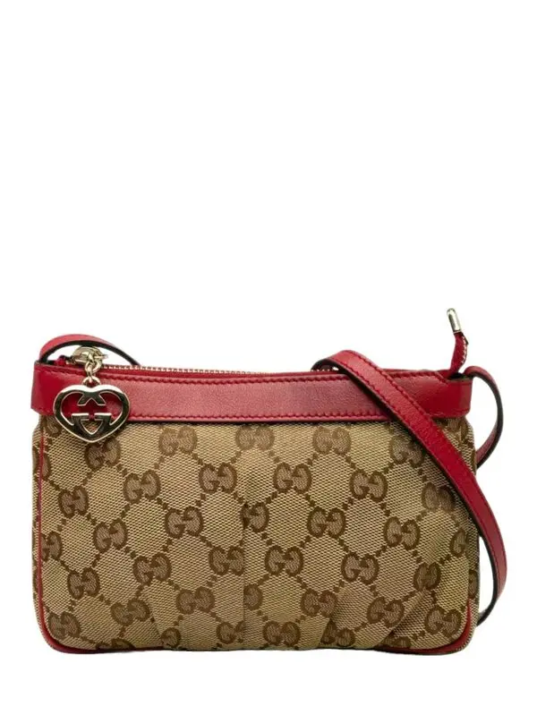 Gucci Gg Canvas Crossbody Bag - Neutrals