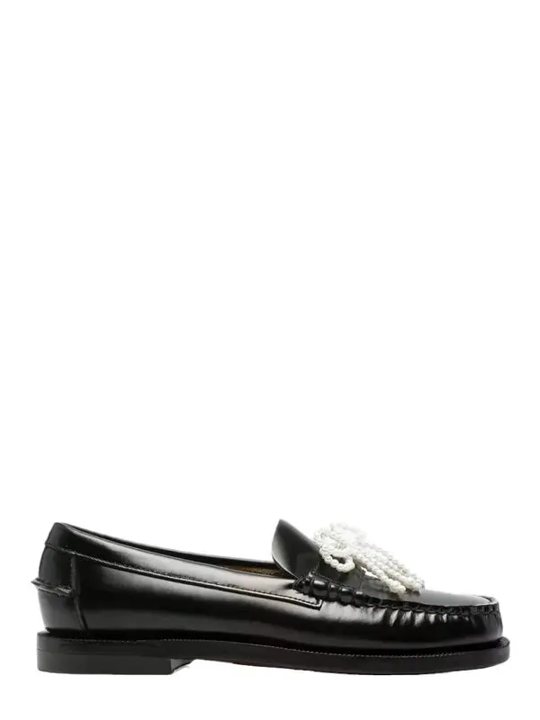 SEBAGO Bow-embellished Loafers - Black