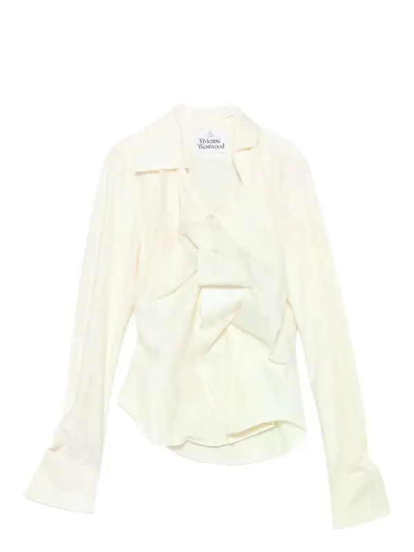 VIVIENNE WESTWOOD Drunken Draped Shirt - Neutrals