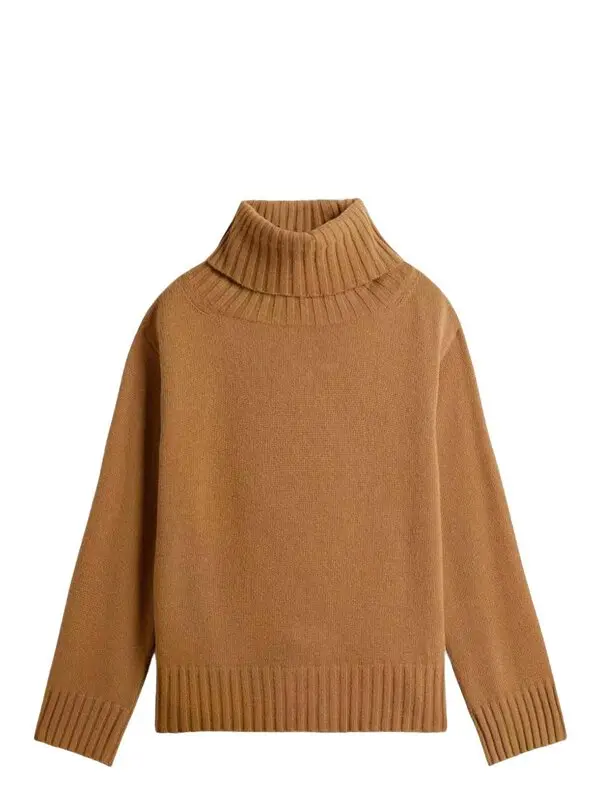 Woolrich Roll-neck Ribbed-trim Sweater - Brown