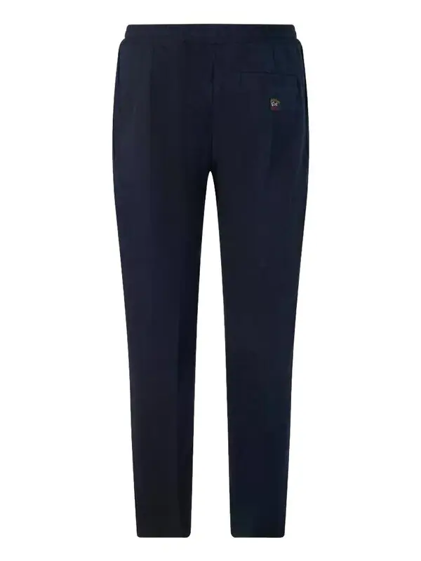 Paul & Shark Skinny Trousers With Elasticated Waistband - Blue