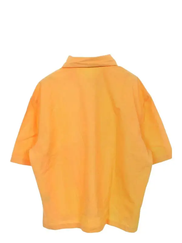 Hermès 2010s Front-pocket Short-sleeved Polo Shirt - Orange