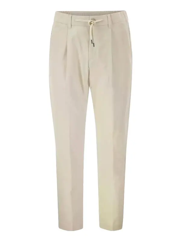 Herno Drawstring Tapered Trousers - Neutrals