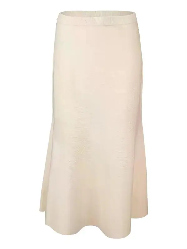 Simkhai Kasey Knitted Midi Skirt - Neutrals