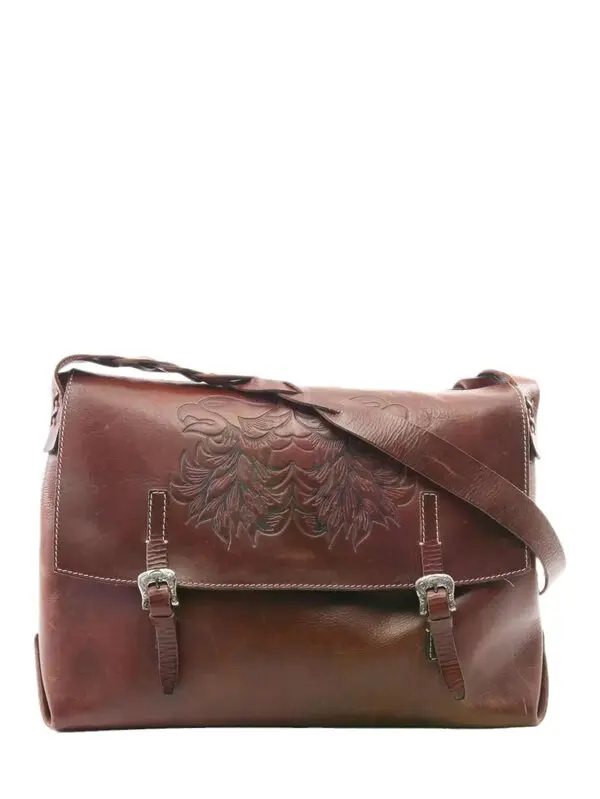 Valentino Garavani 2000s Eagle Shoulder Bag - Brown