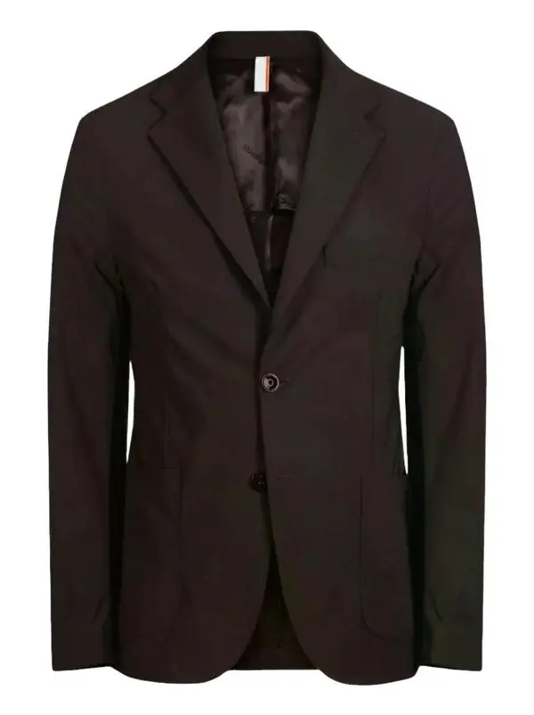 PMDS PREMIUM MOOD DENIM SUPERIOR Louis Single-breasted Notch-lapel Blazer - Brown