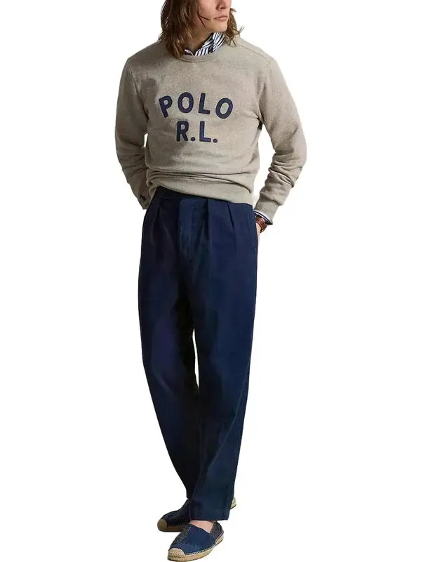 Polo Ralph Lauren Logo-print Cotton Sweatshirt - Grey