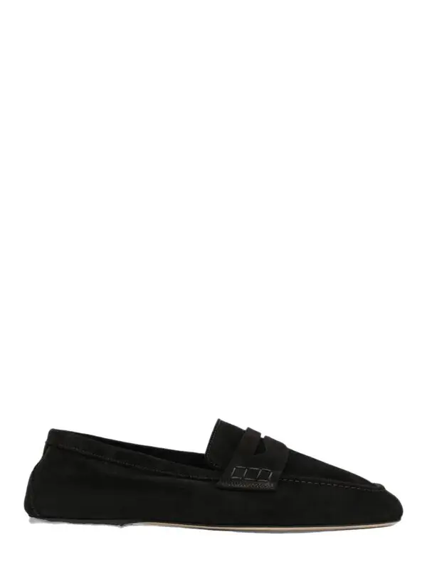 Dear Frances Balla Suede Loafers - Brown