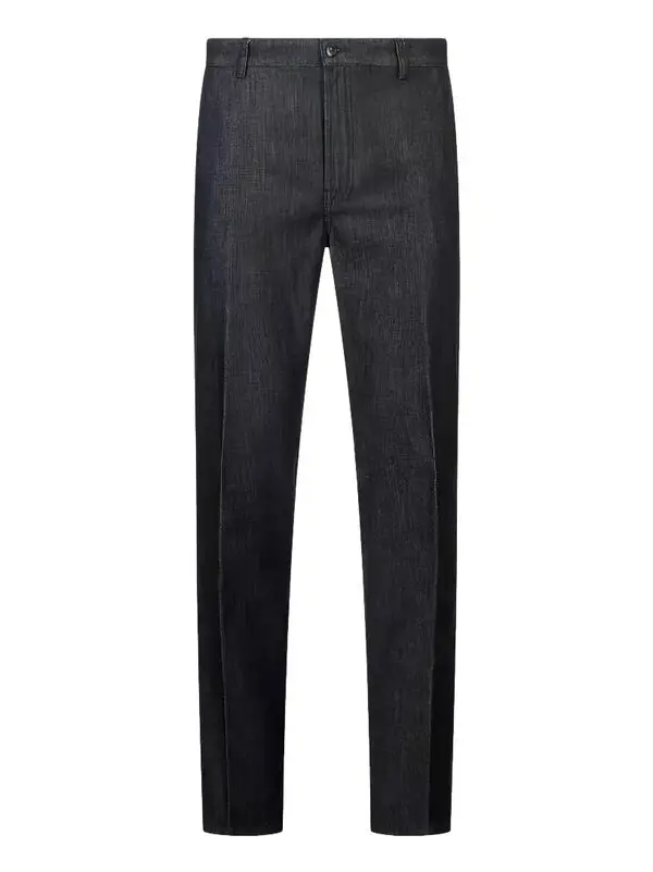 Canali Straight-leg Tailored Trousers - Blue