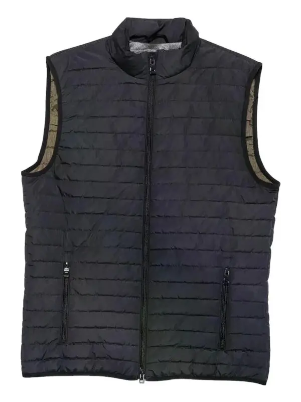 Geox Wilmer Quilted Gilet - Blue