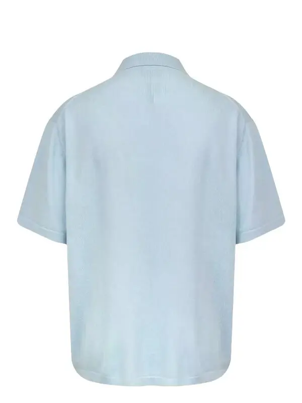 Kenzo Signature-embroidered Polo Shirt - Blue