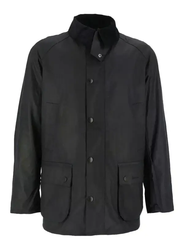 Barbour Ashby Waxed Jacket - Black