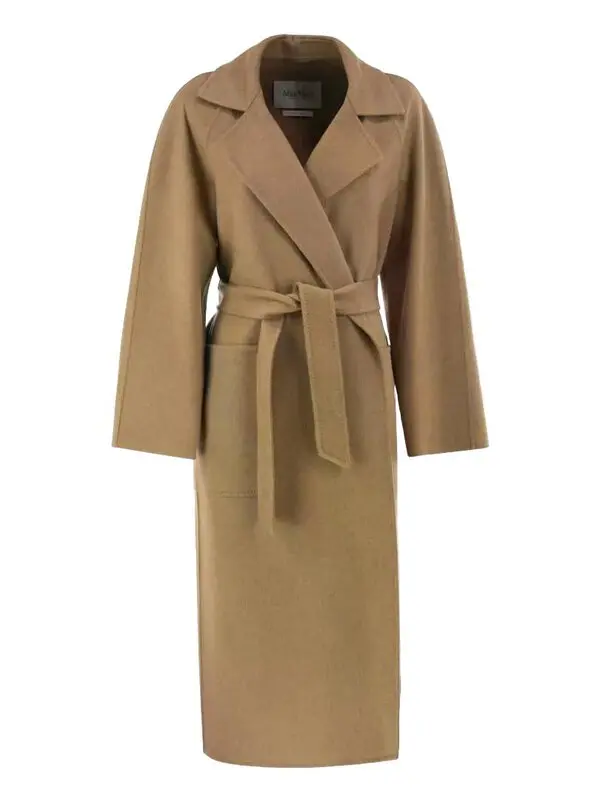 Max Mara Long Camel Robe Coat - Neutrals