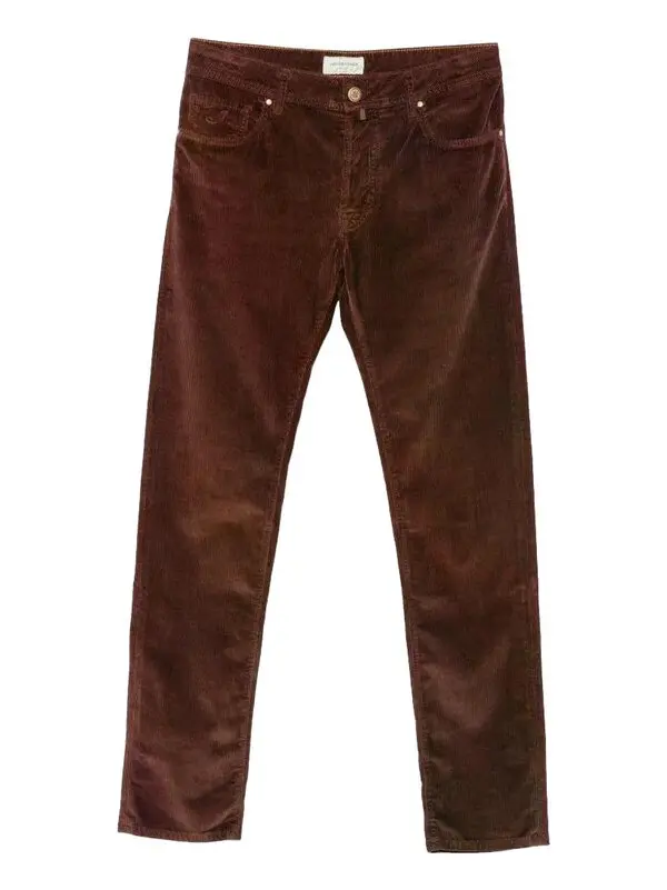 Jacob Cohen Corduroy Trousers - Brown