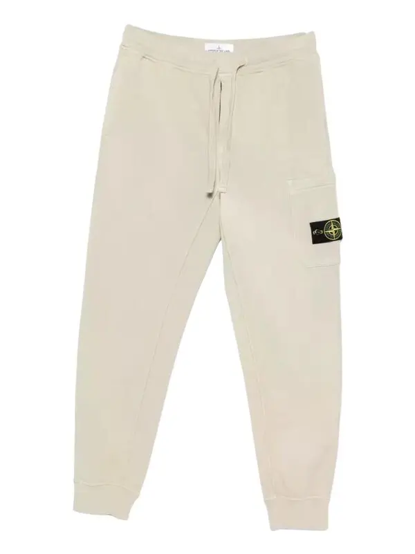 Stone Island Logo-patch Track Pants - Neutrals