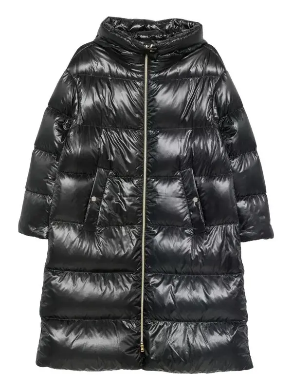 Herno Quilted Coat - Black
