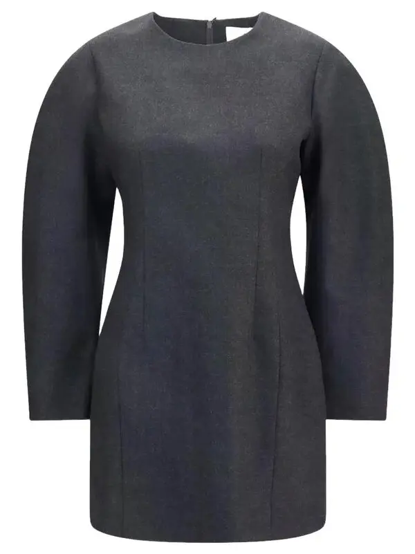 P.a.r.o.s.h Long-sleeve Mini Dress - Grey