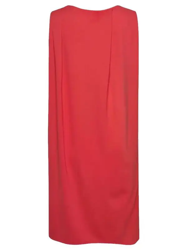 CLUB21 Pleated Sleeveless Mini Dress - Red