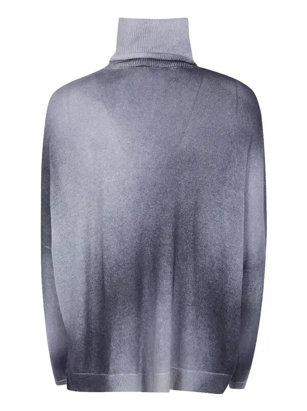 Avant Toi Cashmere Roll Neck Sweater - Grey
