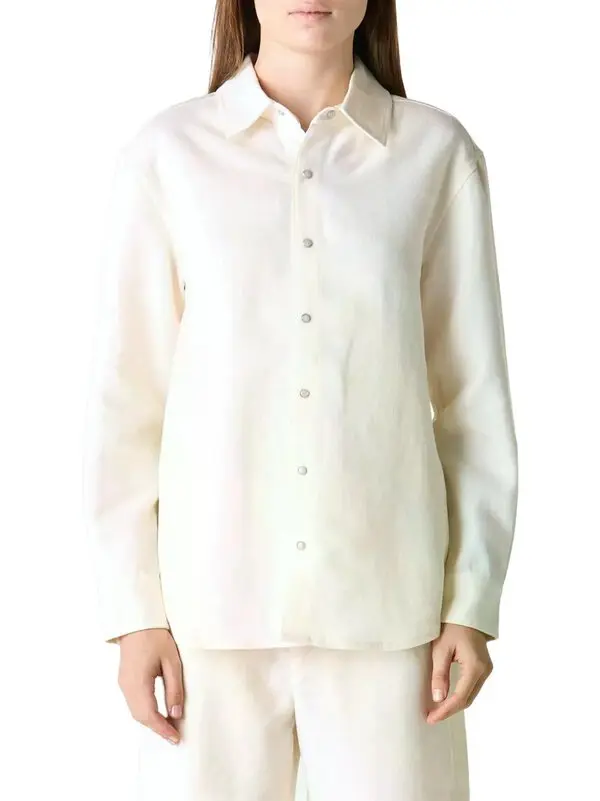 GOD'S TRUE CASHMERE Linen Shirt - Neutrals