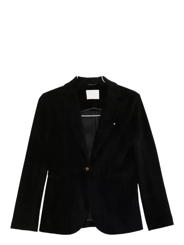 CIRCOLO 1901 Corduroy Single-breasted Jacket - Black