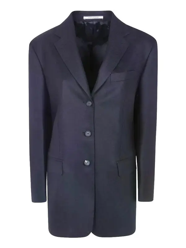 Tagliatore Cecily Single-breasted Wool Blazer - Black