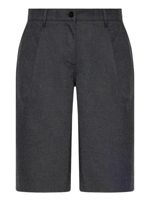 SAMSOE SAMSOE Saharper Pleat Shorts - Grey