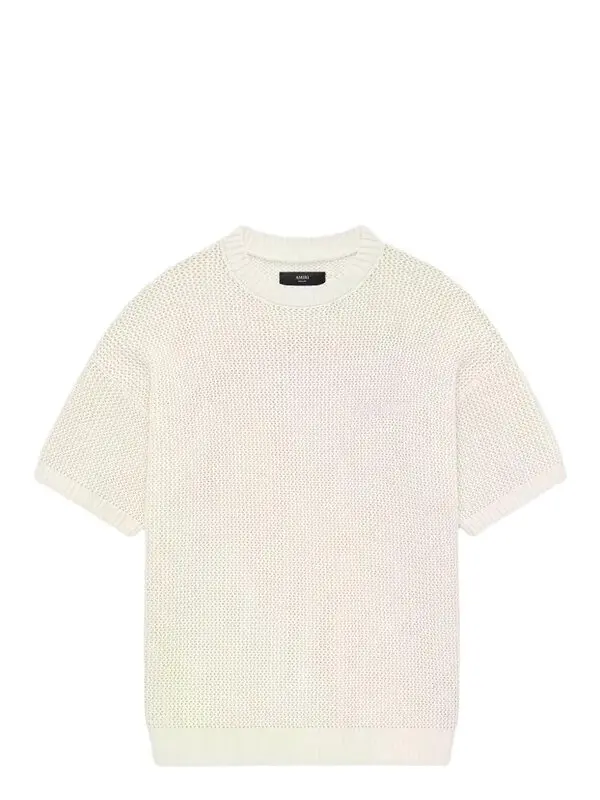 Amiri Crochet T-shirt - Neutrals