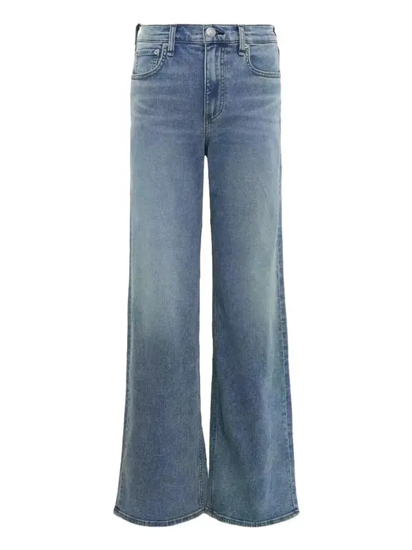 Rag & Bone Andi Wide-leg Jeans - Blue
