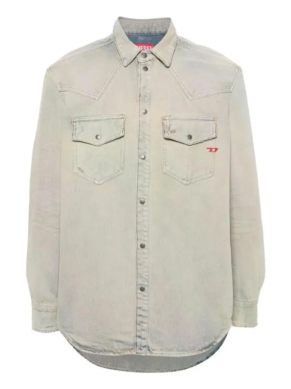 DIESEL® D-ocean Denim Shirt - Neutrals