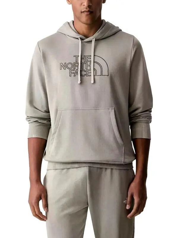 The North Face Drew Peak Light Logo-embroidered Drawstring Hoodie - Grey