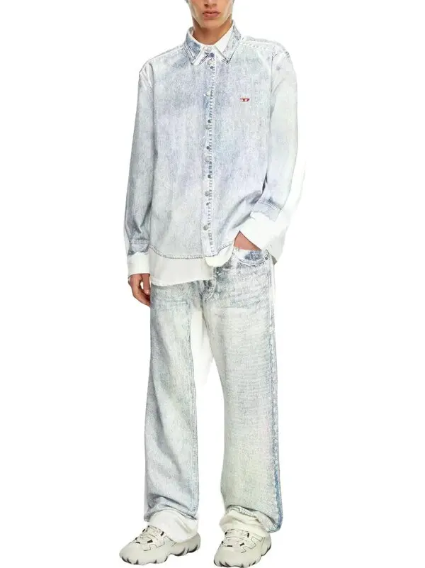 DIESEL® D-simply-over-s Denim Shirt - Blue